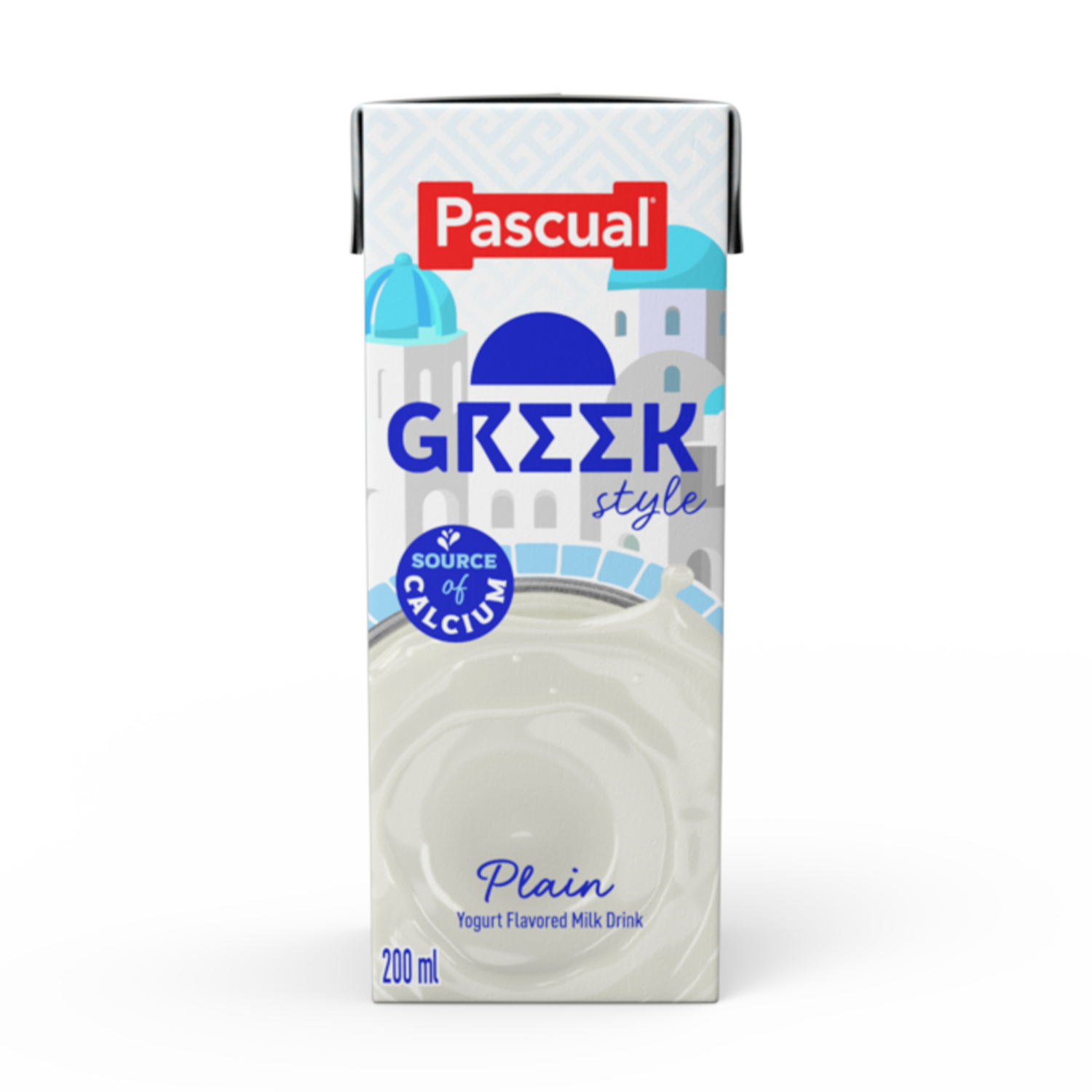Pascual Greek Style Plain Yogurt Drink 200ml (36 packs x P28/pack)