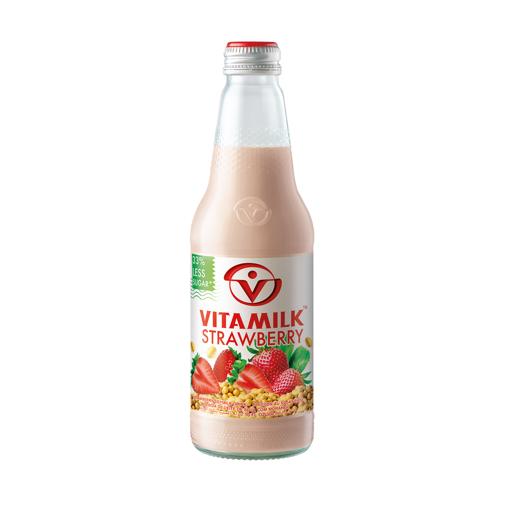 Vitamilk Strawberry 300ml (24 bottles x P32/btl)